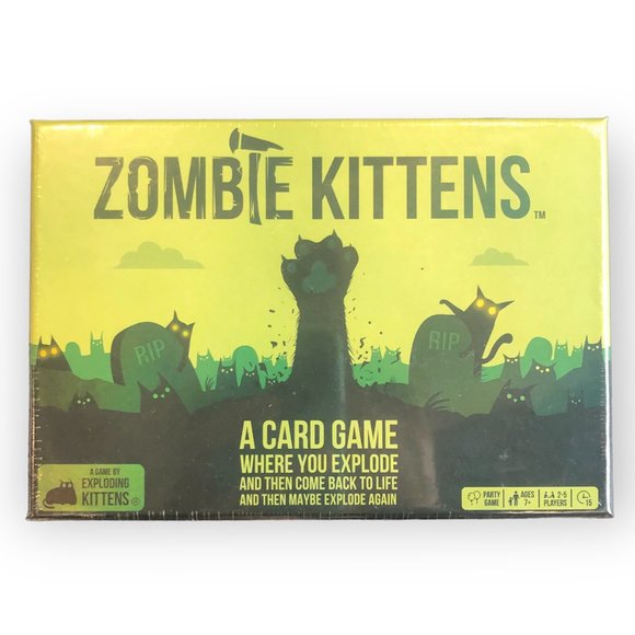 Exploding Kittens | Toys | New Zombie Kittens Game The Evolution Of ...
